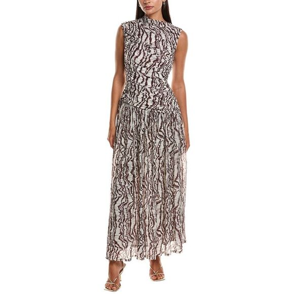 NICHOLAS | Dresses | Nicholas Womens Odila Twisted Maxi Dress Brown ...